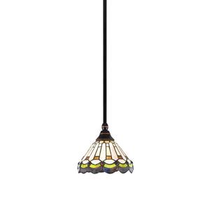 Sparta 100-Watt 1-Light Black Copper Shaded Pendant Mini Pendant Light ...