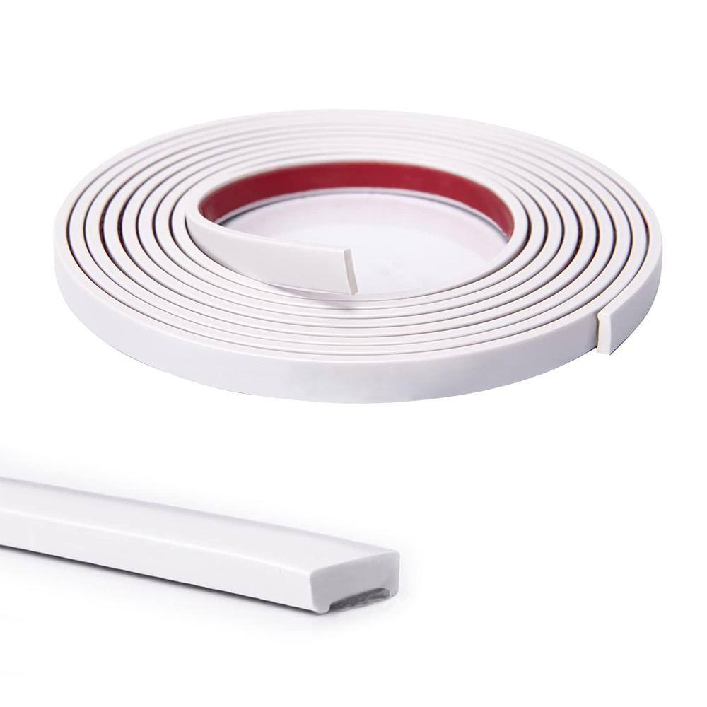 Wellco 0.39 in. x 0.1 in. x 394 in. Flexible PVC Panel Moulding Trim ...