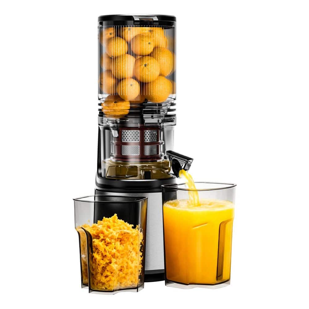 SIMZLIFE 120V Slow Masticating Juicer with 5. 12in Extra-Wide Chute for ...