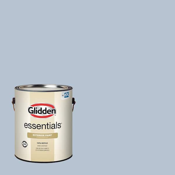 Glidden Essentials 1 gal. PPG1163-3 Pageant Song Satin Exterior Paint ...