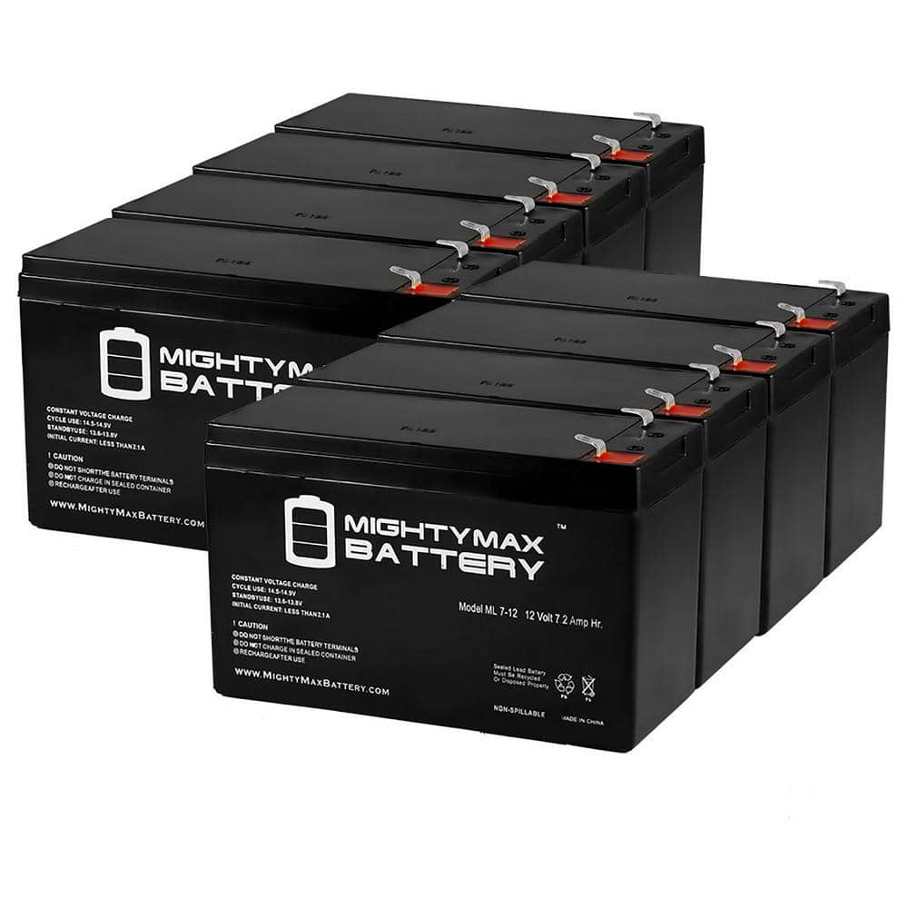 MIGHTY MAX BATTERY ML7-12 - 12-Volt 7.2AH Replacement UPS Battery for ...