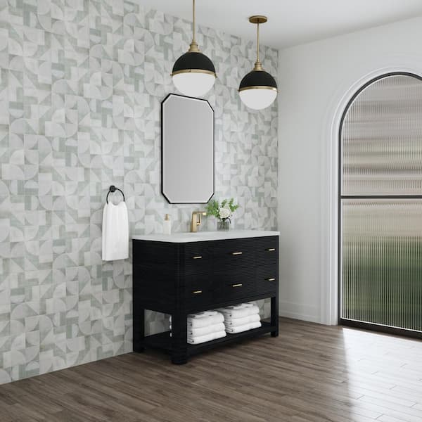James Martin Vanities Lucian 48.0 in. W x 21.5 in. D x 36 in. H Single ...