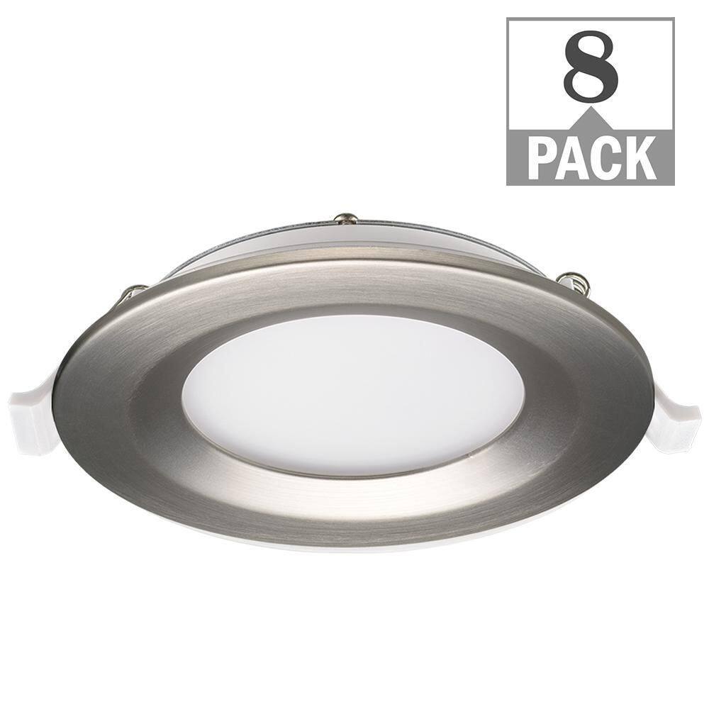 Commercial Electric 4 in. Adjustable CCT Integrated LED Canless ...