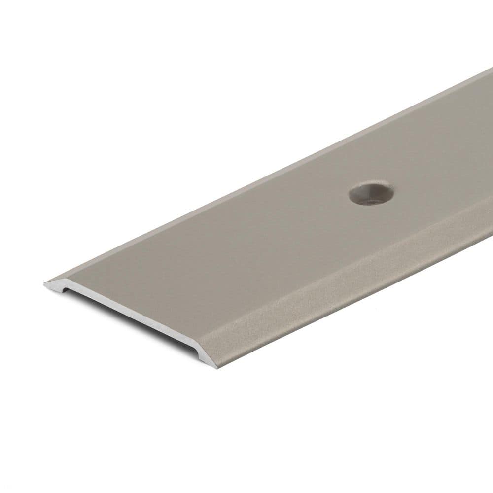 TrimMaster Satin Nickel 2-1/4 in. x 72 in. Aluminum Seam Binder Carpet ...