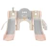 Pink 7 in. 1 Toddler Freestanding Slide Set with Slide, Arch Tunnel ...