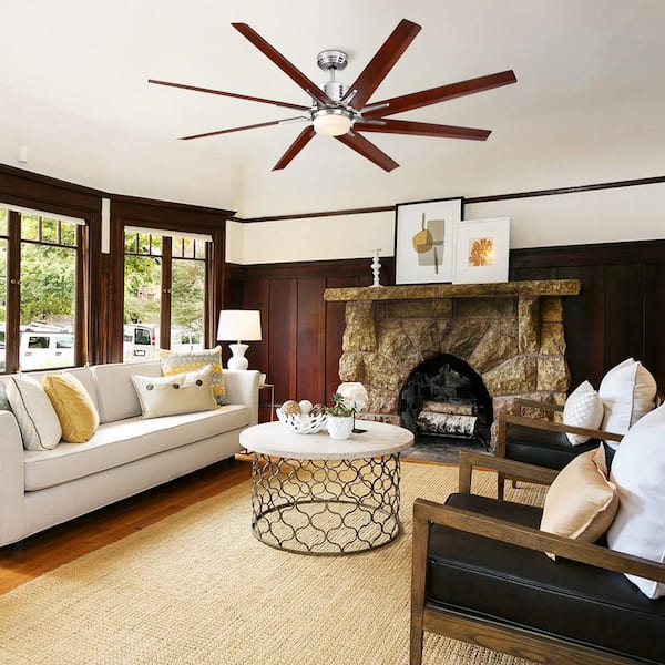 72 Inch Indoor Ceiling Fan With Light | Shelly Lighting