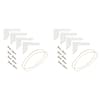 COMPAC HOME 4 Count Safety-T-Bumpers Toilet Seat Stabilizers (2 Total ...