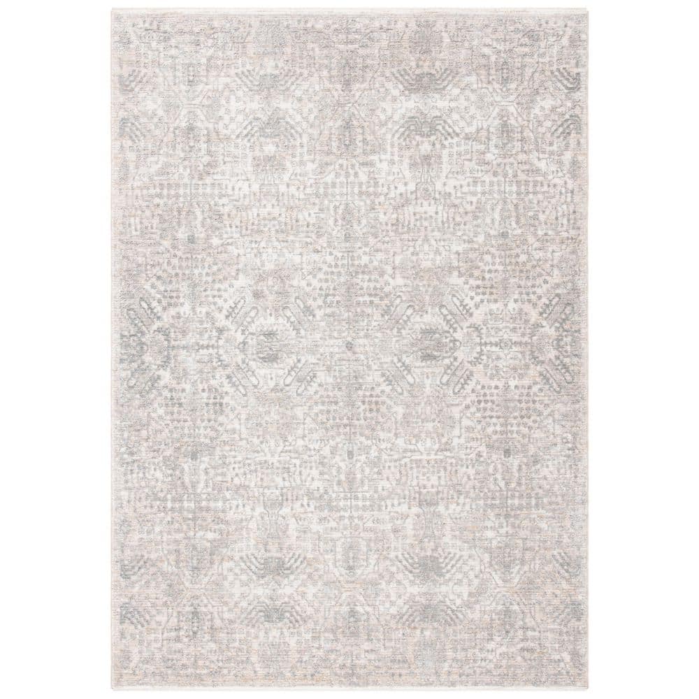 SAFAVIEH Martha Stewart Sabrina 3 ft. x 4 ft. Light Gray/Beige ...
