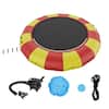 VEVOR Inflatable Water Bouncer 17 ft. Recreational Water Trampoline ...