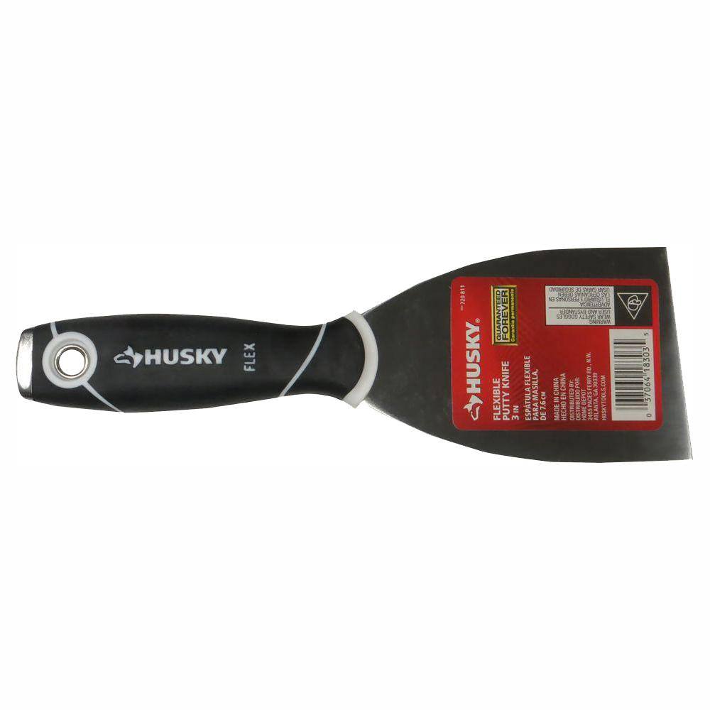 Husky 3 in. Flexible Paint Scraper DSX3F - The Home Depot