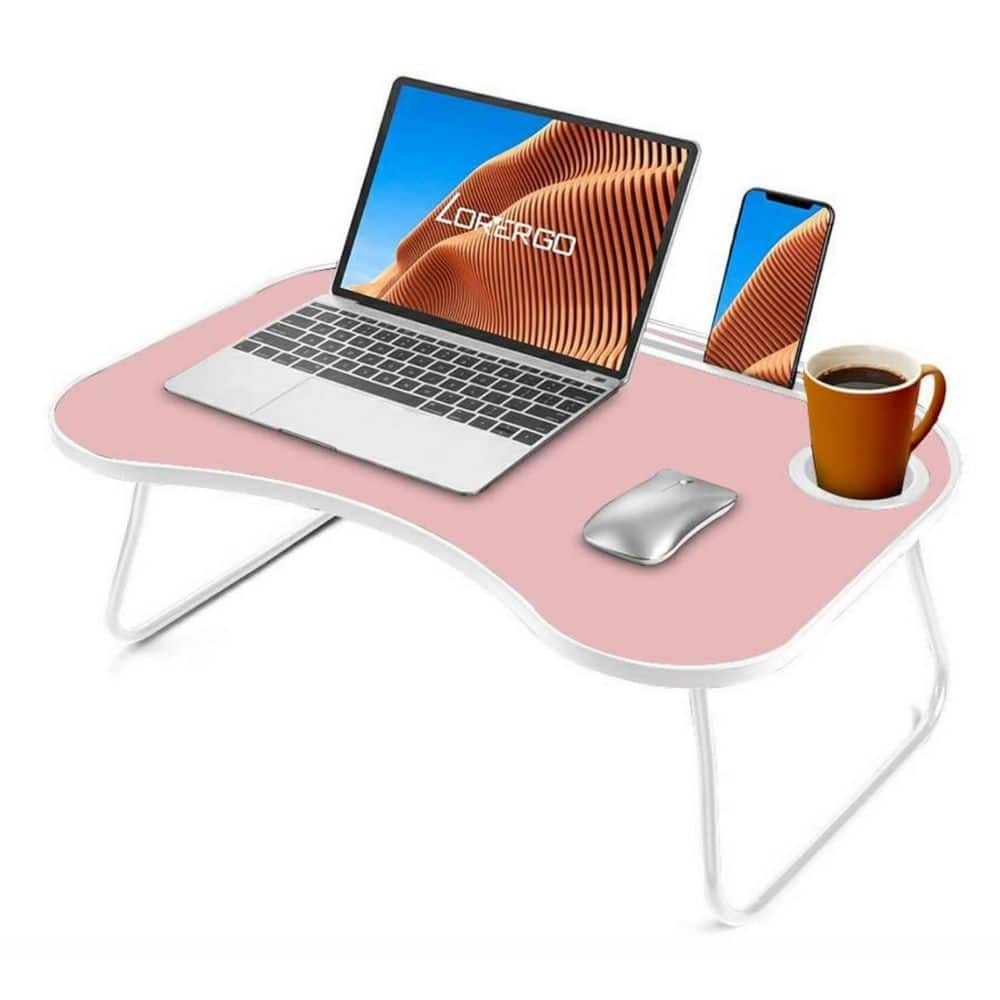 Siavonce Laptop Stand for Bed, Portable Lap Desk, Pink XMJ-75S89T - The ...