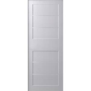 Belldinni 18 in. x 80 in. Siah Bianco Noble Finished Frosted Glass 5 ...