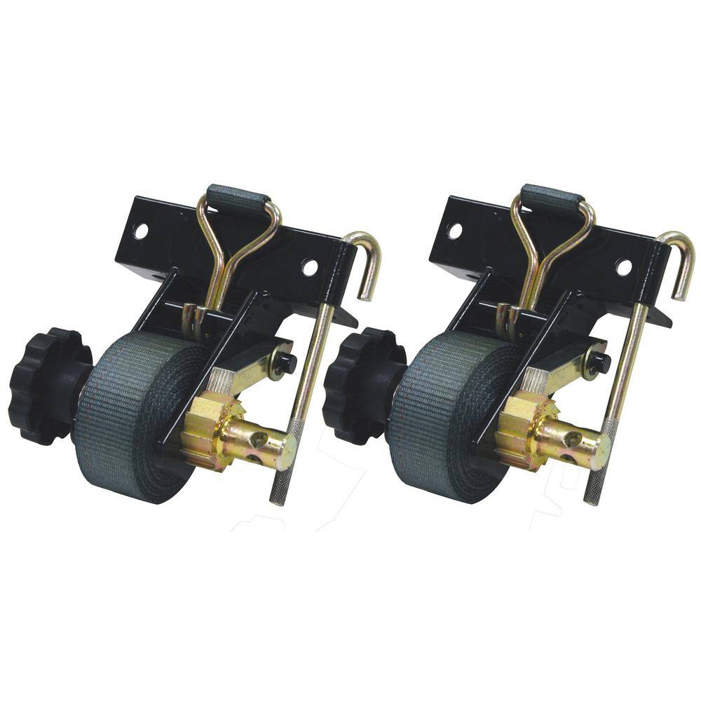 BUYERS PRODUCTS Ladder Rack Ratchet Tie Down Angle Mount With Double J ...