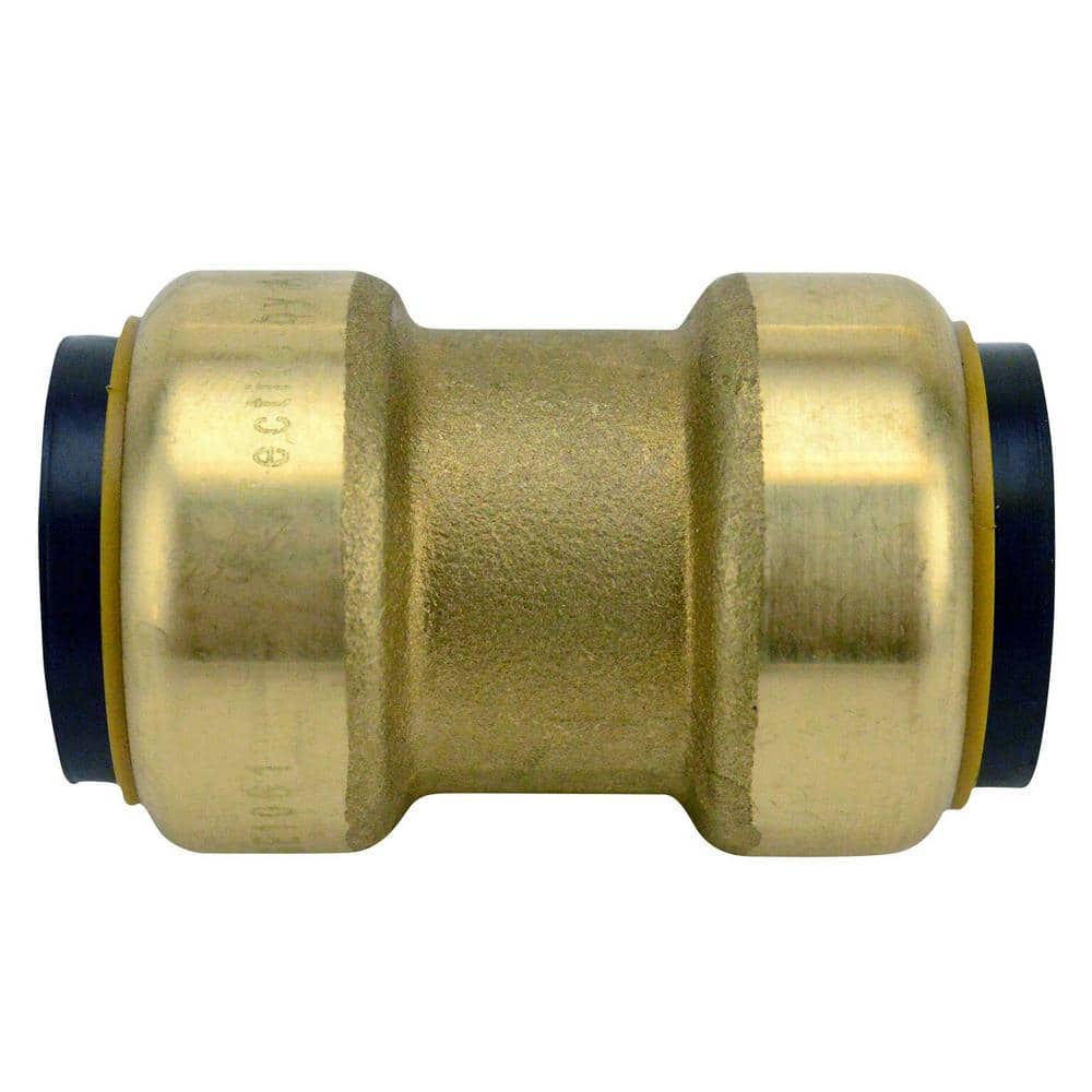 Tectite 1 in. Brass Push-to-Connect Coupling FSBC1 - The Home Depot