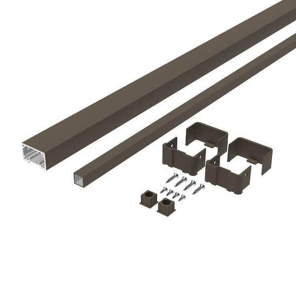 Deckorators Cable Rail 36 in. x 6 ft. Textured Bronze Aluminum ...