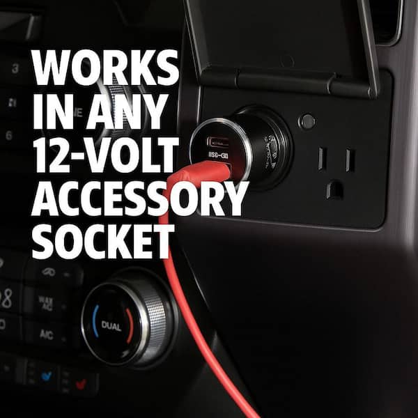 Tech and Go 2-Port Car Charger, PD 141 2001 TG3 - The Home Depot