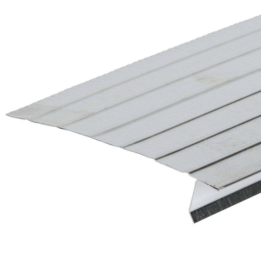 Amerimax Home Products F8 x 10 ft. Mill Finish Galvanized Steel Drip ...