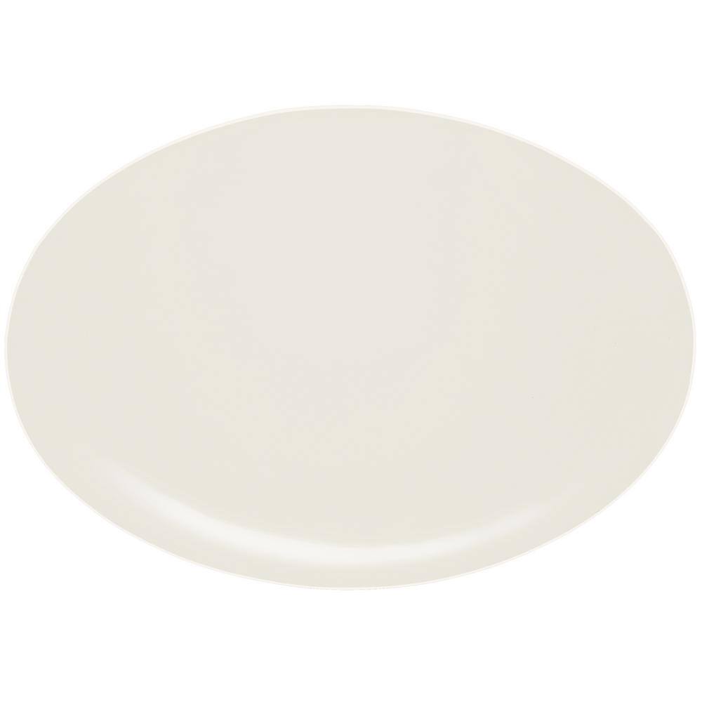 Noritake Colorwave White 16 in. (White) Stoneware Oval Platter 8090-414 ...