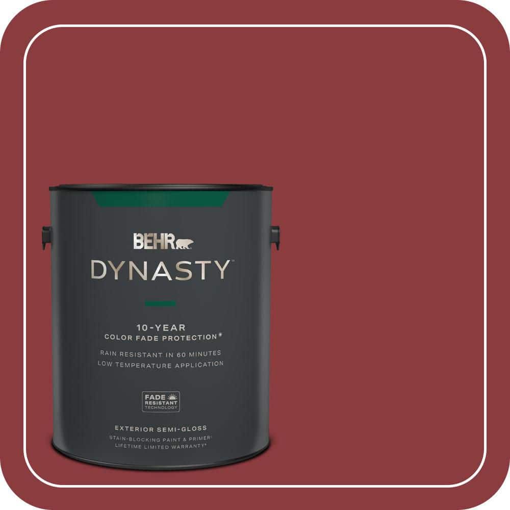 BEHR DYNASTY 1 gal. #PMD-22 Ripe Currant Semi-Gloss Exterior Stain ...