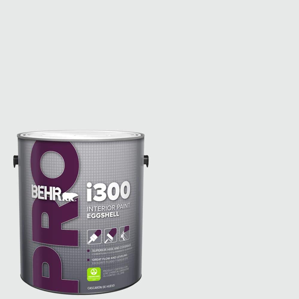 BEHR PRO 1 gal. #PR-W10 Swirling Water Eggshell Interior Paint PR33001 ...