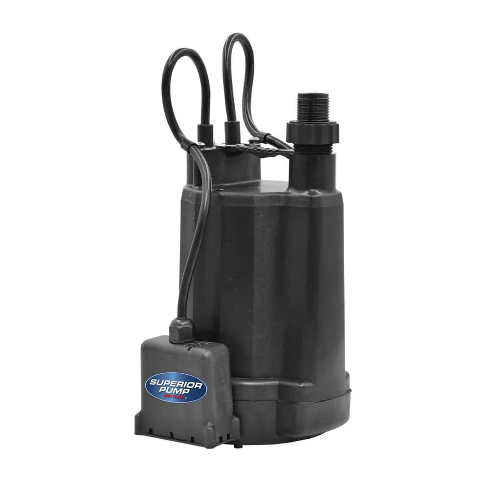 Superior Pump 1/6 HP Thermoplastic Automatic Utility Pump 91046 - The ...
