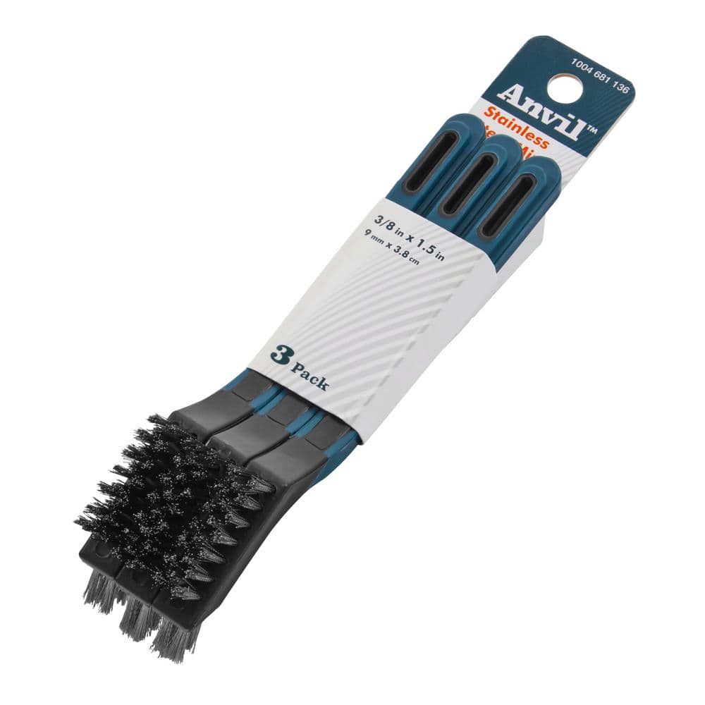 Reviews for Anvil Mini Brush Set with Stainless Steel Bristles (3-Pack ...