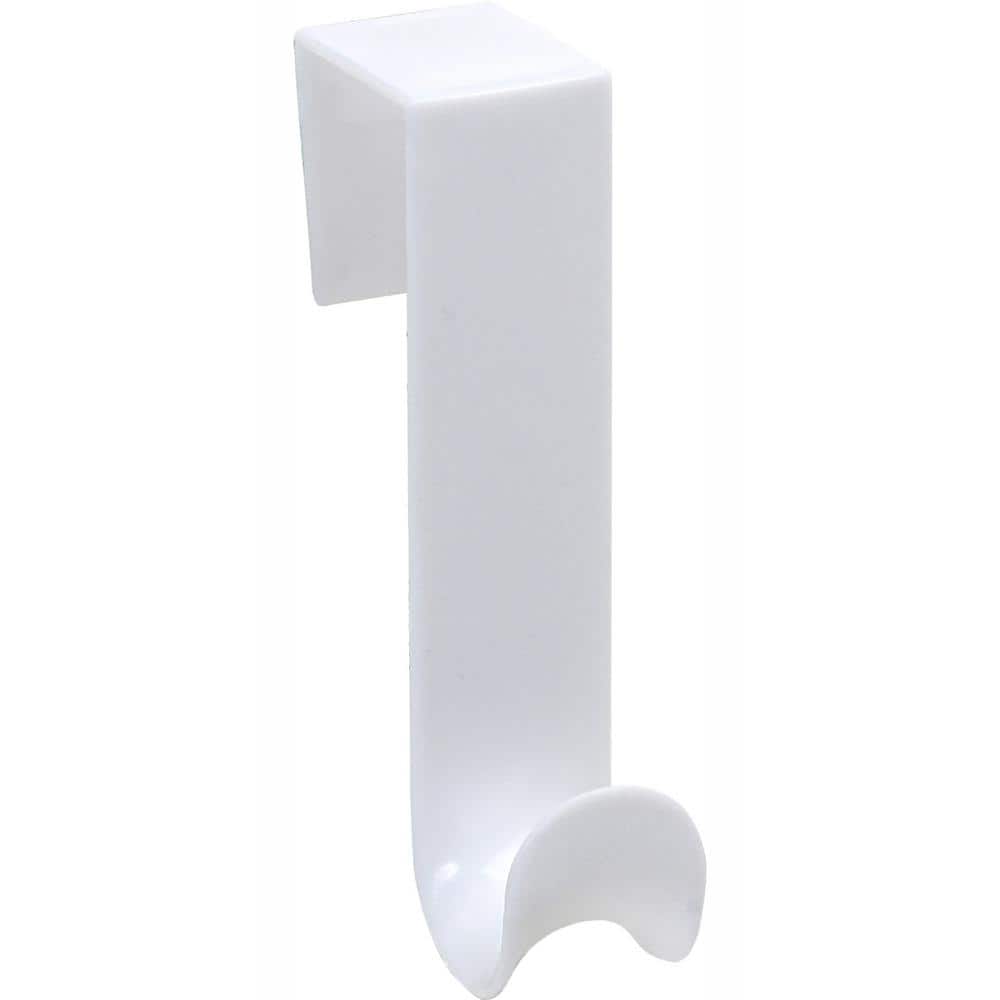 Glacier Bay Over-the-Door Single Robe Hook in White (2 Per Pack ...
