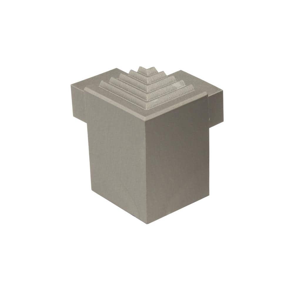 DURAL Squarestep LED 7/16 in. Ext Crnr Aluminum Anodized Nickel ...