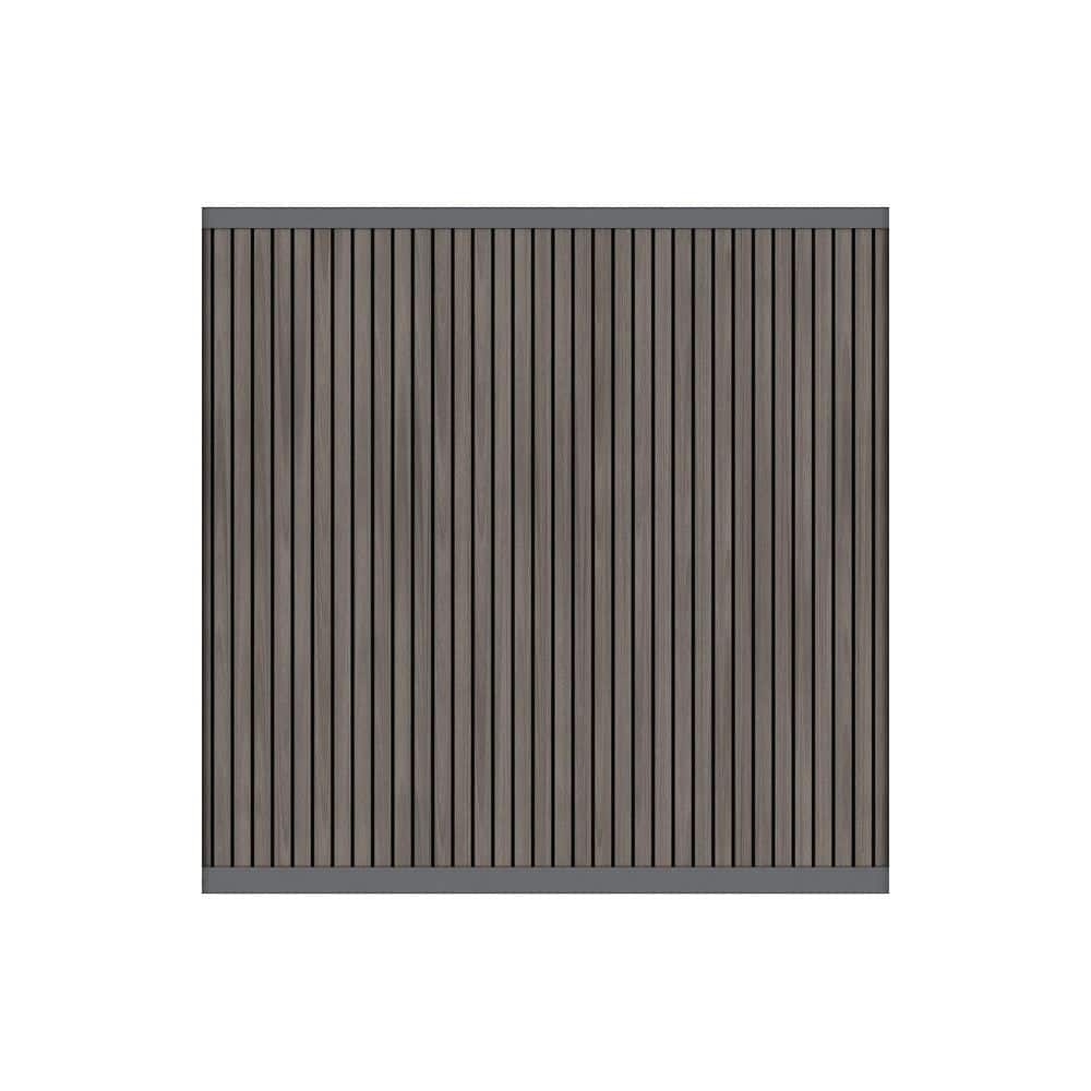 NewTechWood UltraEasy 6 ft. x 6 ft. Argentinian Silver Gray Composite ...