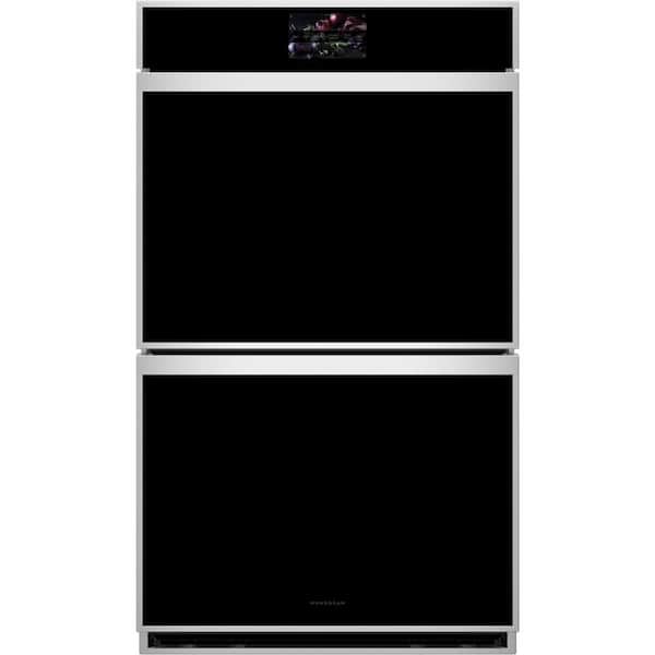 Monogram Minimalist Collection 30 in. Double Electric Wall Oven with ...