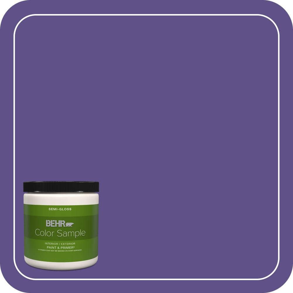 BEHR PREMIUM PLUS 8 oz. #P560-7 Kings Court Semi-Gloss Interior ...