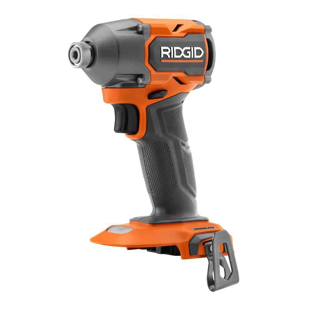 RIDGID 18V Brushless Cordless 4-Mode 1/4 in. Impact Driver (Tool Only ...