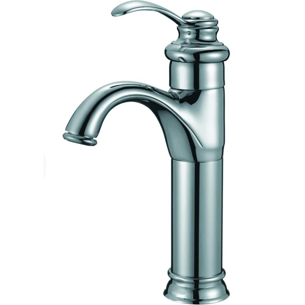 Roxy Single Handle High Arc Single Hole Bathroom Faucet with Deckplate ...