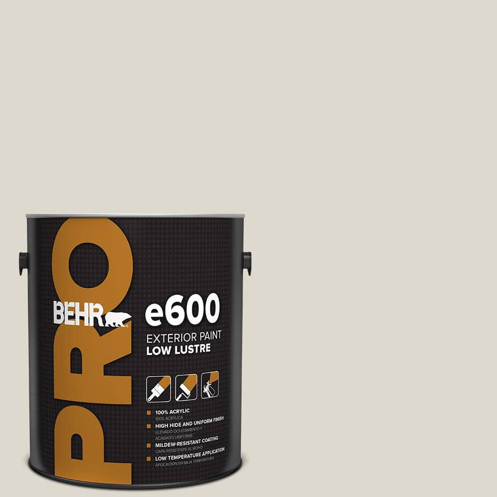 BEHR PRO 1 gal. #N320-1 Campfire Ash Low Luster Exterior Paint PR62001 ...