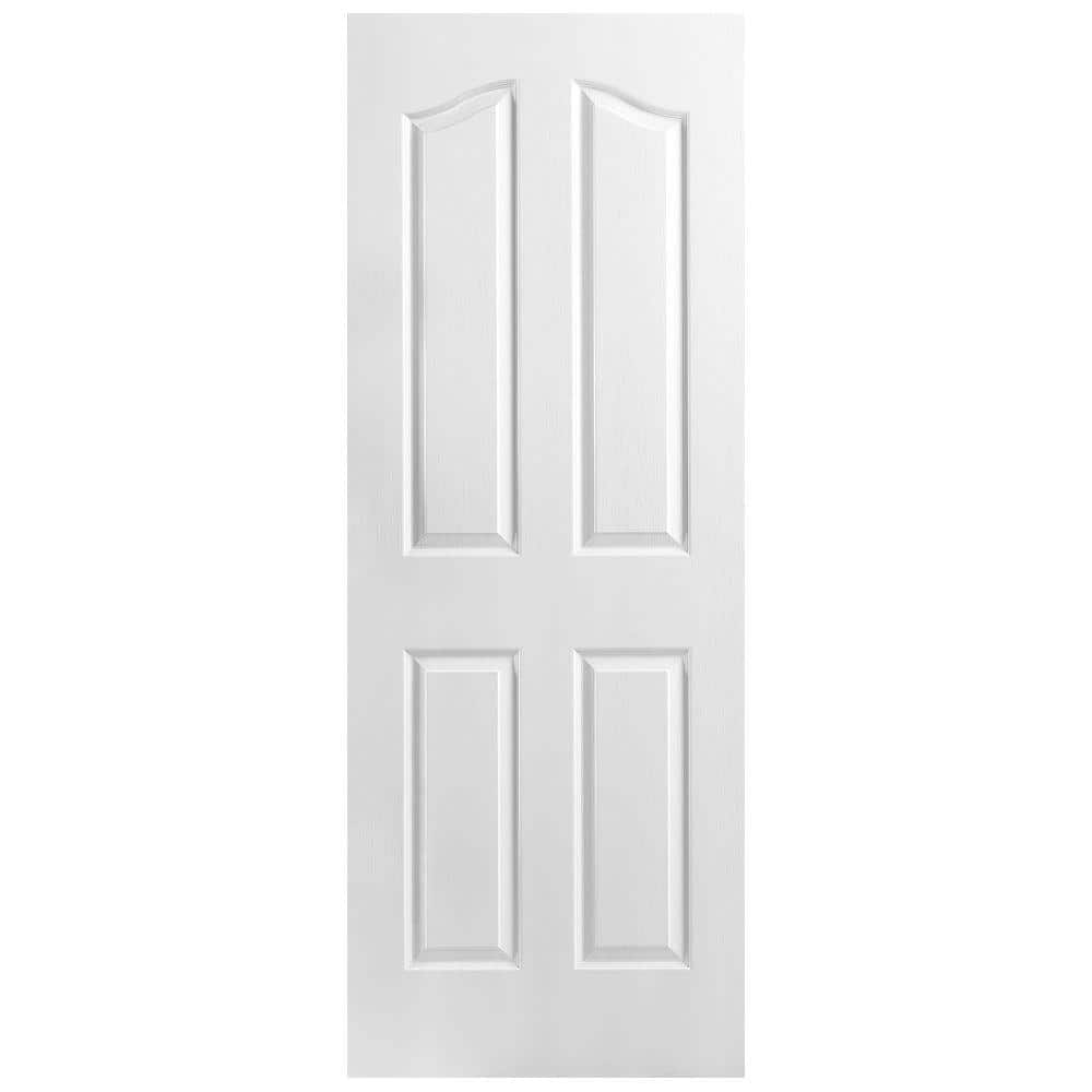 Masonite 28 in. x 80 in. Smooth 2-Panel Square Hollow Core Primed ...