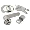 First Watch Security 7/8 in. Chrome Cabinet and Drawer Utility Cam Lock ...