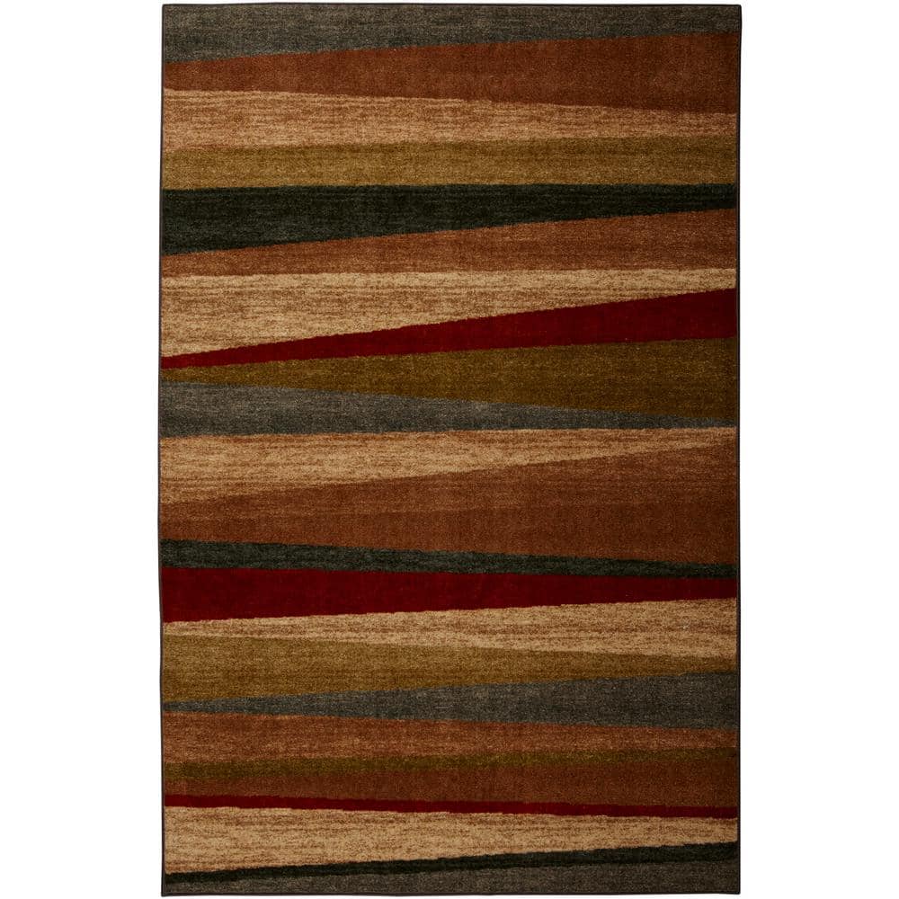 Mohawk Home Mayan Sunset Sierra 7 ft. 6 in. x 10 ft. Striped Area Rug ...