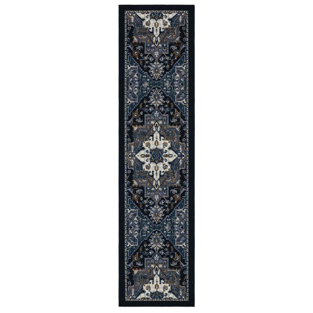 Mohawk Home Sinaloa Navy 2 ft. x 8 ft. Runner Rug 819712 - The Home Depot