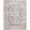 SAFAVIEH Brentwood Cream/Gray 8 ft. x 10 ft. Floral Border Area Rug ...