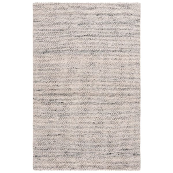 SAFAVIEH Marbella 5 ft. x 8 ft. Gray Faded Solid Area Rug MRB251F-5 ...