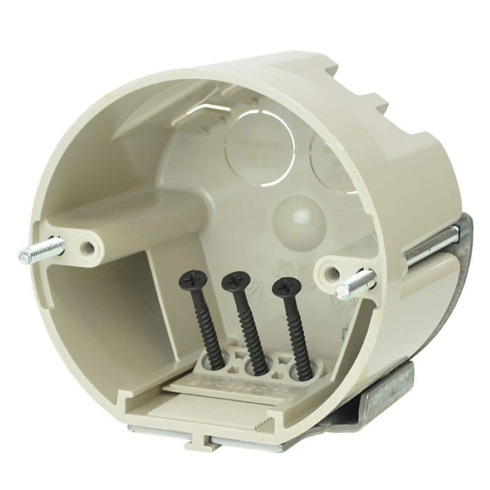 Allied Moulded Products Sliderbox 4 in. Round Adjustable Fan/Fixture ...