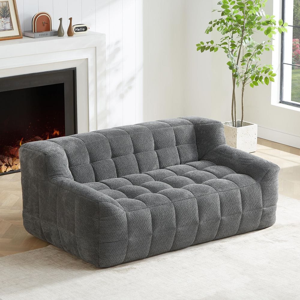 CHRISTOPHER KNIGHT HOME Moira 64.57 in Rolled Arm Lychee Velvet ...