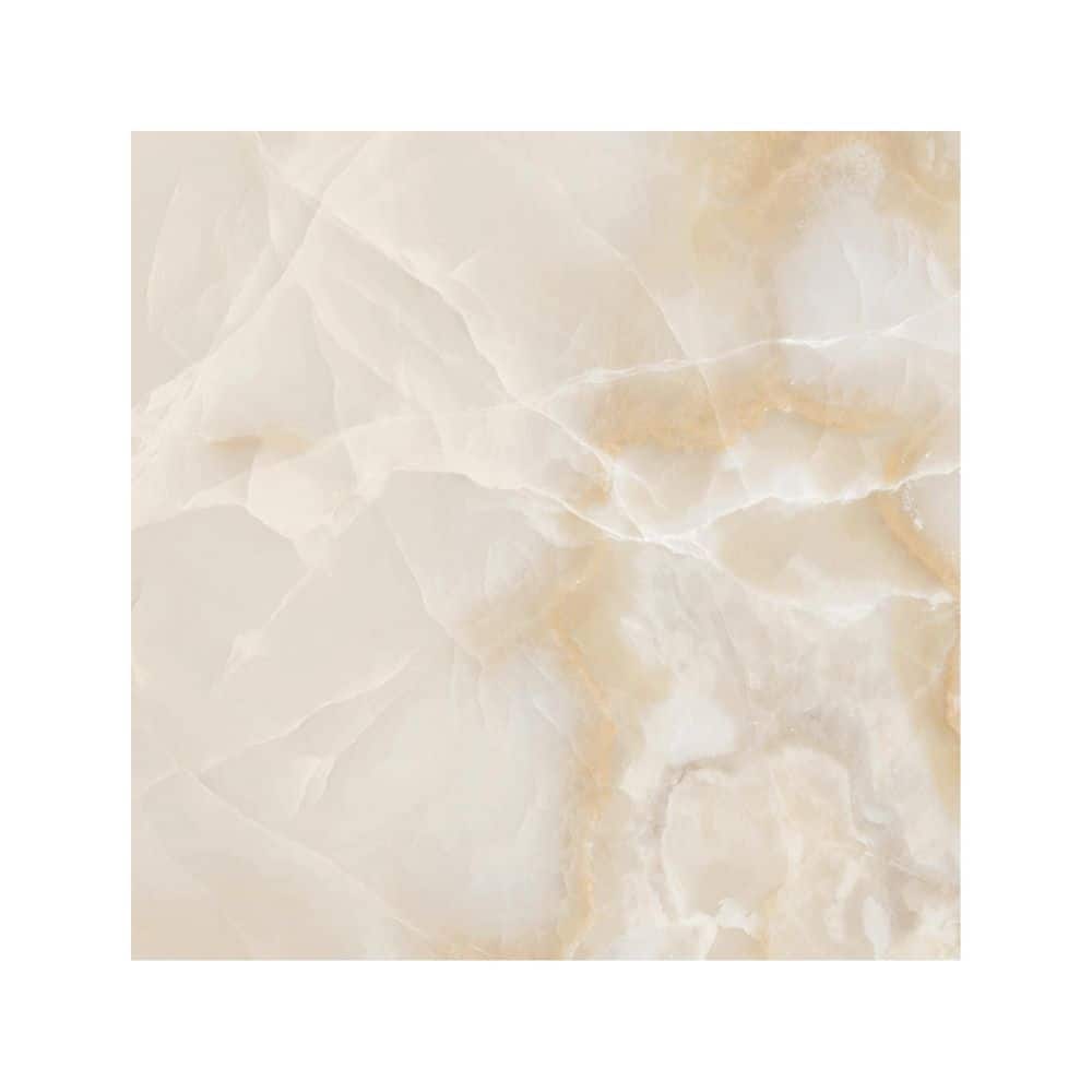 Giorbello American Onyx Beige 4 in. x 4 in. Matte Marble Look Porcelain ...