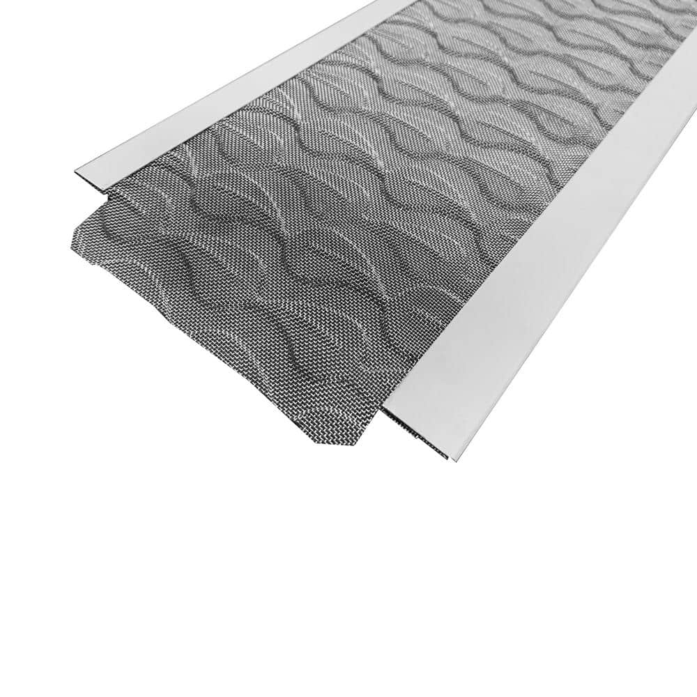 Best-1 Gutter Guards 3 ft. L x 6 in. W Flex Fit Aluminum Mill Finish ...