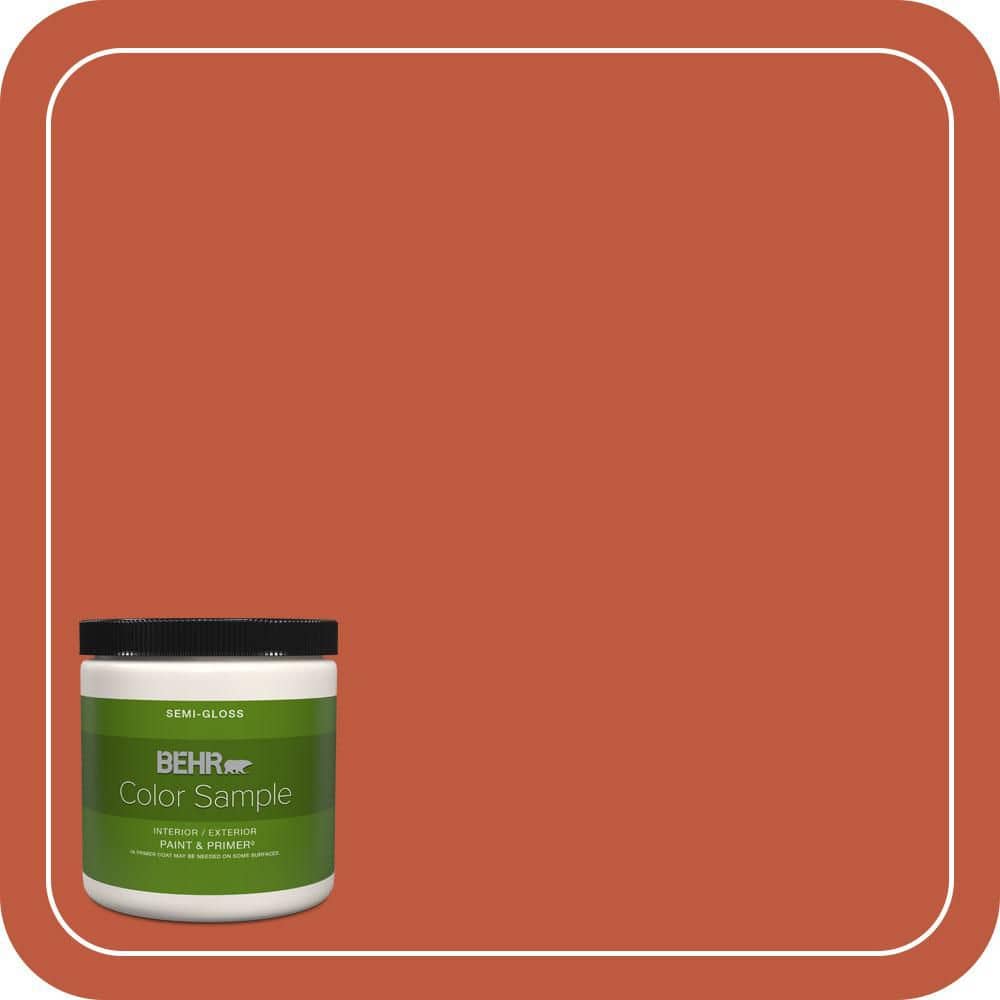 BEHR PREMIUM PLUS 8 oz. #HDC-FL14-3 Fall Foliage Semi-Gloss Interior ...