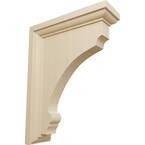 Ekena Millwork 2-1/2 in. x 8 in. x 6 in. Rubberwood Medium Thompson ...