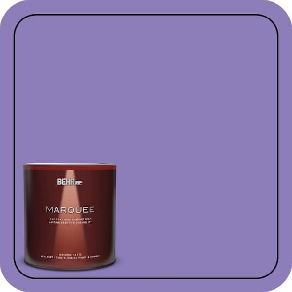 BEHR MARQUEE 1 qt. #P560-5 Unimaginable Matte Interior Paint & Primer ...