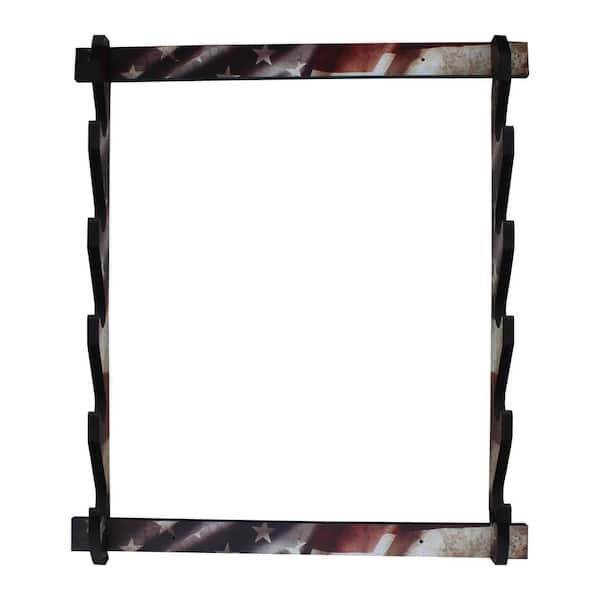 Rush Creek Creations Americana 5 Gun Wall Rack 38-4046 - The Home Depot