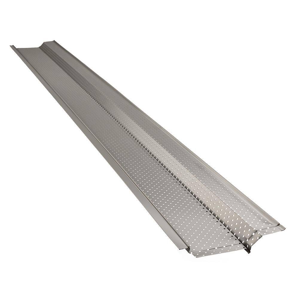PEAK 4 ft. L x 5 in. W Heavy-Duty Aluminum Gutter Guard (5-Pack) 5060 ...