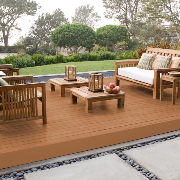 BEHR PREMIUM 1 gal. #SC-533 Cedar Naturaltone Solid Color Waterproofing ...